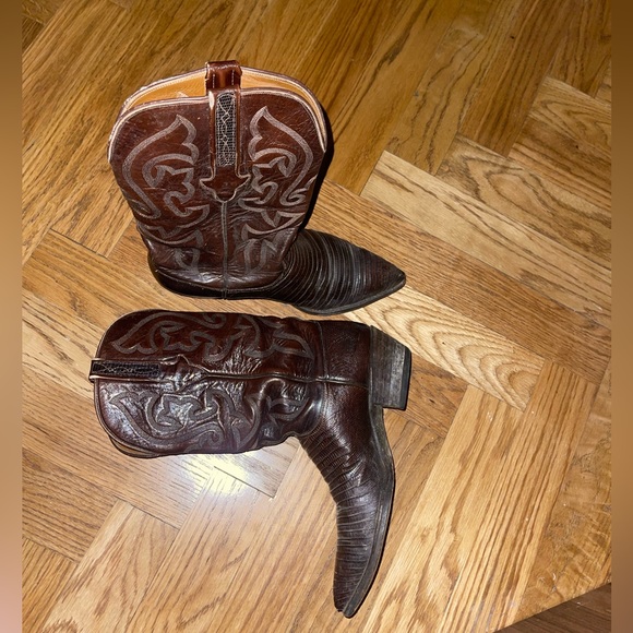 Lucchese | Shoes | Rare Mens Lucchese Lizard Cowboy Boots | Poshmark